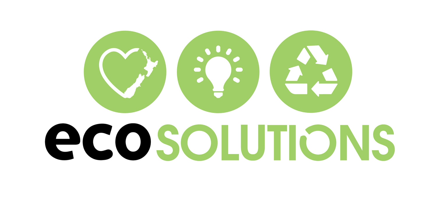 EcoSolutions Less Waste = More Happiness.
